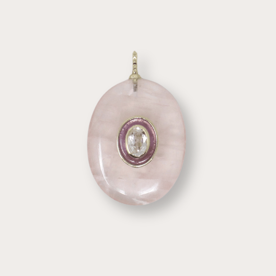 Rose Quartz Large – LAURA CANTU JEWELRY